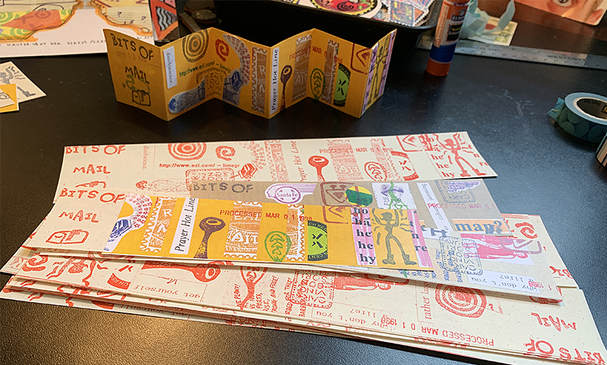 Made From Scraps: Mini Accordion Books - Carolyn Hasenfratz Design