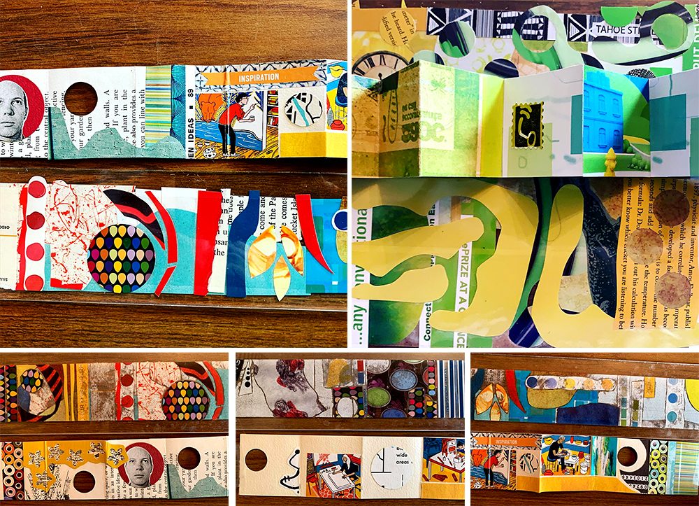 Finishing Touches For Mini Accordion Books - Carolyn Hasenfratz Design