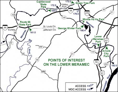 Fit and Healthy on Route 66: Two Sections of the Lower Meramec – Part ...