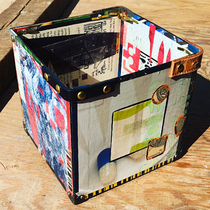 Make a Storage Box Out of Recycled Mat Board - Carolyn Hasenfratz Design