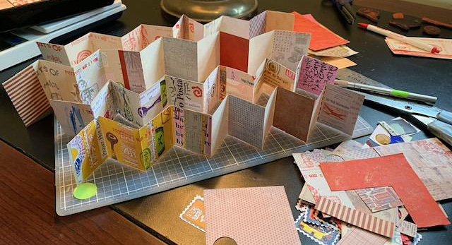 Made From Scraps: Mini Accordion Books - Carolyn Hasenfratz Design