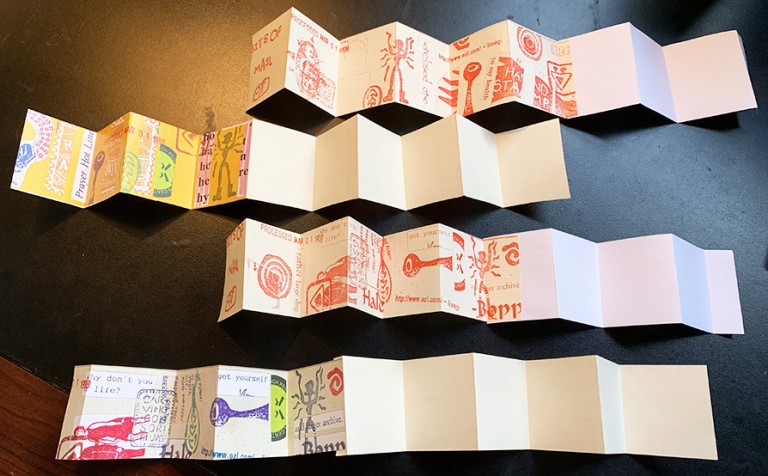 Made From Scraps: Mini Accordion Books - Carolyn Hasenfratz Design