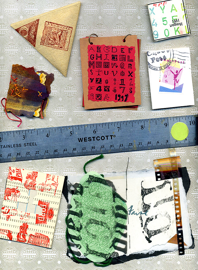 Made From Scraps: Mini Accordion Books - Carolyn Hasenfratz Design