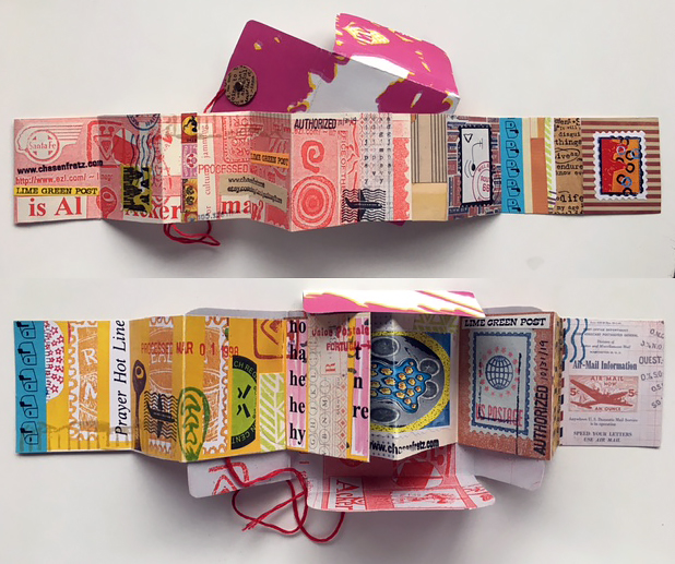 Finishing Touches For Mini Accordion Books - Carolyn Hasenfratz Design