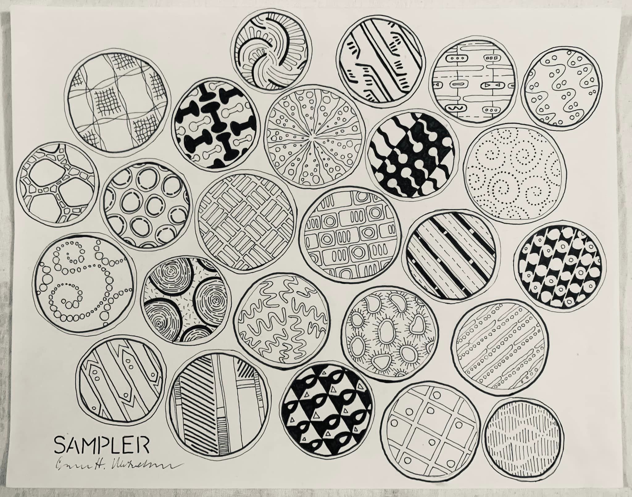 Zentangle - fun with doodling - Carolyn Hasenfratz Design