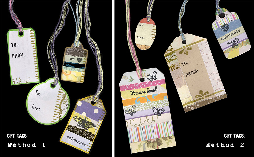 Make Gift Tags From Recycled Greeting Cards - Carolyn Hasenfratz Design