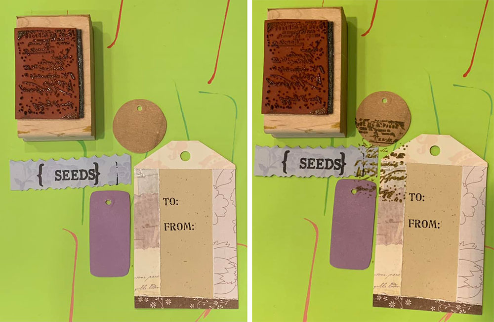 Make Gift Tags From Recycled Greeting Cards - Carolyn Hasenfratz Design