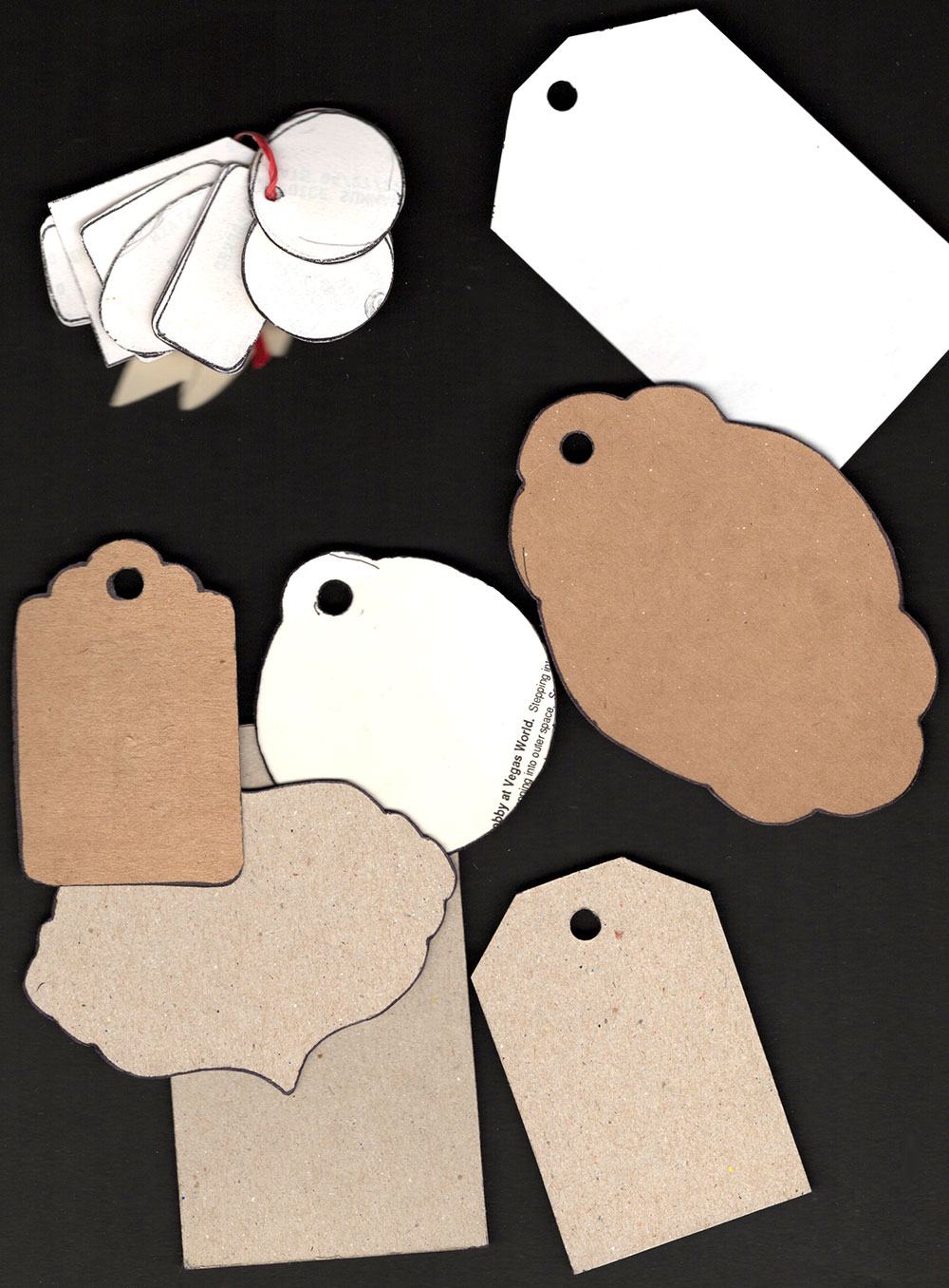 Make Gift Tags From Recycled Greeting Cards - Carolyn Hasenfratz Design